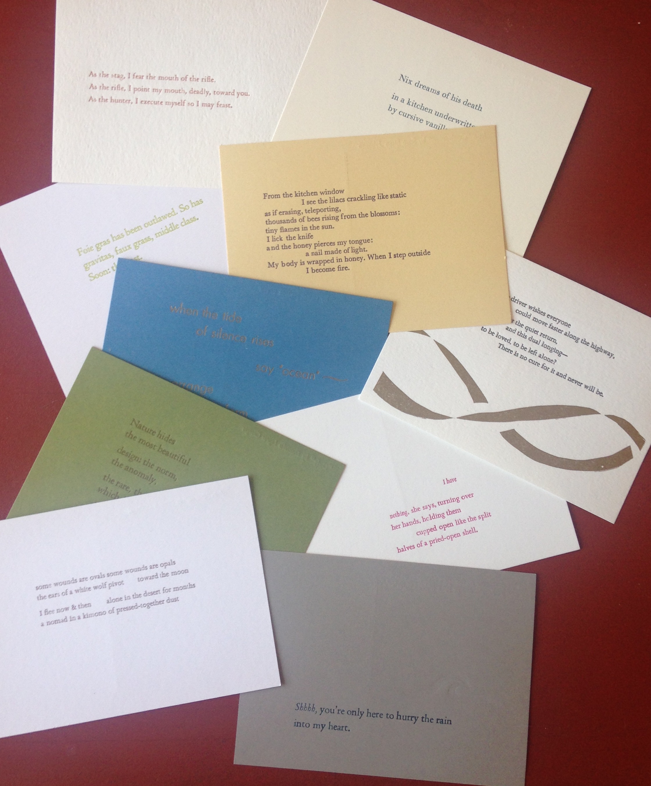 Poetry postcards – birdmaddgirl